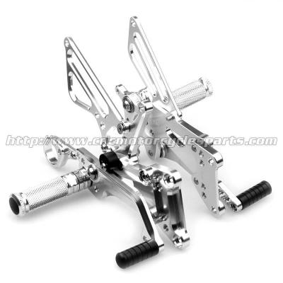 China Cnc Milling Motorcycle Rear Sets Aluminum Rearset Motorcycle Parts Motorcycle Footpegs for sale