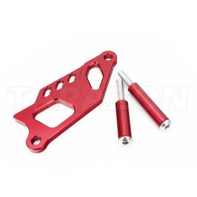 China Motorcycle Motorbike Parts CNC Aluminum Custom Rear Caliper Covers For HONDA for sale