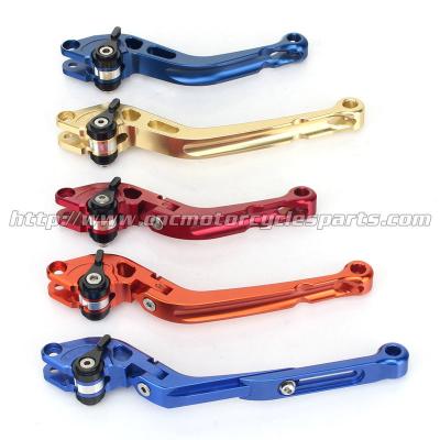 China CNC Milled Motorbike Brake Levers / Long Style Clutch And Brake Levers For Street Bikes for sale