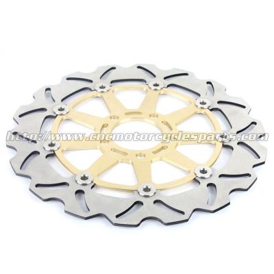 China Kawasaki ZXR 250 Motorcycle Brake Disc Rotors And Brakes CNC Anodized Black Gold for sale