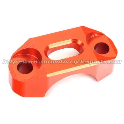 China Orange Silver Dirt Bike Parts Brake Clutch Control Clamp KTM Aluminum Alloy 6061 for sale