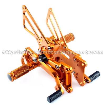 China High Strength Aluminum 6061 Customized Motorcycle Rear Sets For BMW for sale