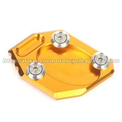 China Kickstand Pad Motorcycle Spare Parts Alumiunm Alloy CNC Billet Custom Made for sale
