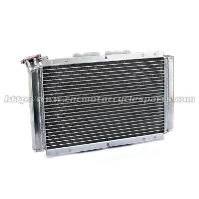China Quad Bike Parts ATV Radiators With Gaps For YAMAHA Rhino 450 660 for sale