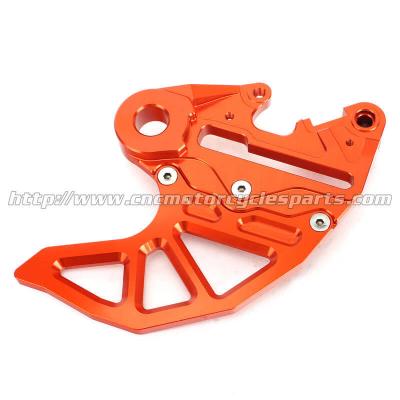 China Dirt Bike Parts KTM Rear Disc Guard SX EXC 6061 Aluminum Orange Silver Blue for sale
