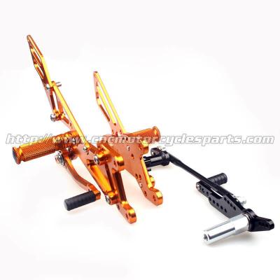 China Adjustable Yamaha R1 Rear Sets / Rearsets With 6061T6 Billet Aluminum for sale
