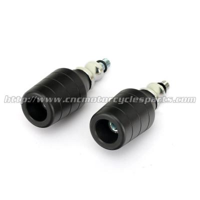 China CNC Machined Motorcycle Frame Sliders For SUZUKI GSR750 GSR 750 11- Black Silver for sale