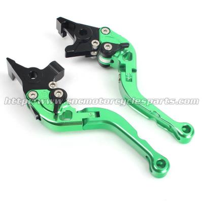 China ER6N Custom Motorcycle Brake Clutch Lever For Kawasaki Parts Green for sale