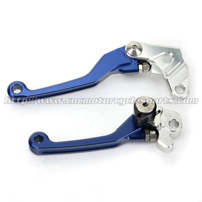 China YZ 125 250 Motorcycle Brake Clutch Lever Yamaha Dirt Bike Parts CNC Anodized Blue for sale