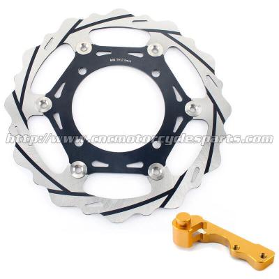 China Oversize Stainless Steel Brake Discs With Adaptor For Dirt Bike Parts for sale