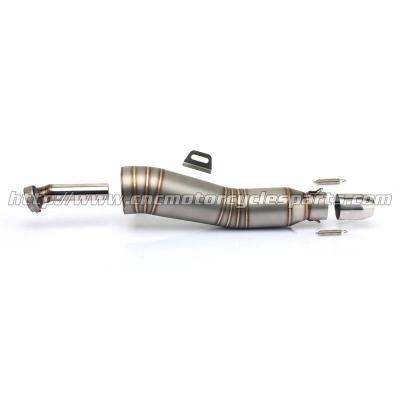 China 356mm Motorcycle Spare Parts Universal Racing Exhaust Muffler 304 Steel Titanium for sale