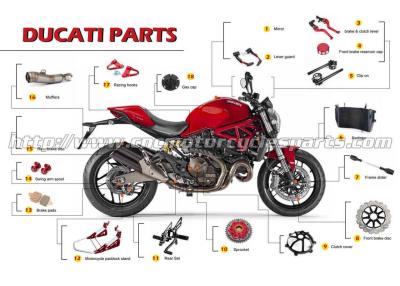 China CNC Milling Motorcycle Parts And Accessories Long Lifespan For Ducati for sale