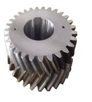 China Customized Steel Forged Herringbone Gear 42CrMo4 Pinion 18 Teeth Modulus 18 for Industrial Transmission for sale