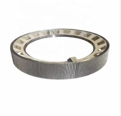 China Large Girth Gear Ring Gear for Ball Mill Alloy Steel Casting 1000mm Diameter for sale