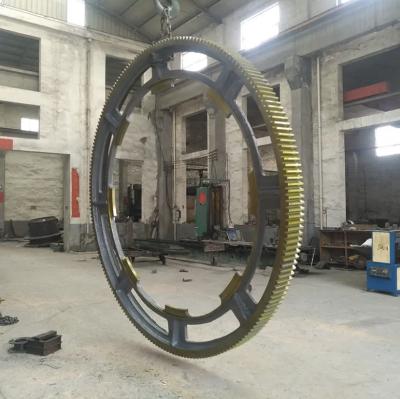 China Customizable Steel Big Ring Gear AGMA 10 Accuracy Heat Treatment Rust Proof for sale