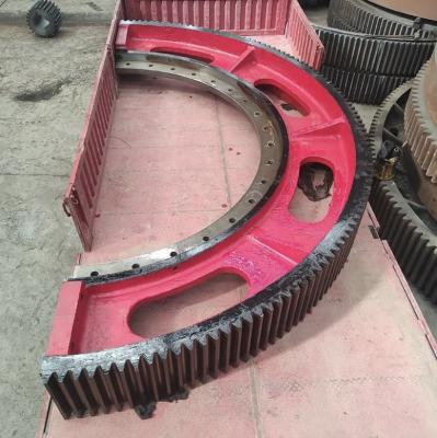 China Customizable Steel Big Ring Gear HRC 45-55 for Heavy Machinery Long Lasting Durability for sale