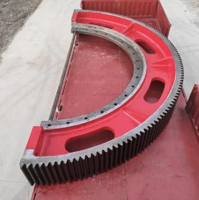 China Customizable Heavy Duty Steel Girth Gear HRC 45-55 Hardness for Ball Mill for sale