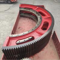 China Custom Steel Forged Big Ring Gear HRC 45-55 AGMA 10 for Heavy Machinery for sale