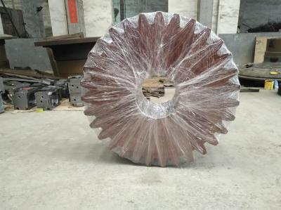 China Custom Large Steel Gear 20 Degree Pressure Angle 150mm Pitch Diameter Bolt On for sale