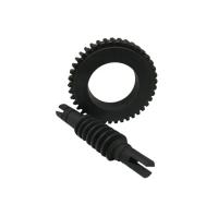 China Custom Worm Gear High Precision M2 M4 Stainless Steel Flange Mount 20 Degree Pressure Angle for sale