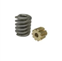 China High Precision Worm Gear M0.8-M8 10-100 Teeth Customizable Wear Resistant for sale