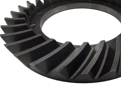 China Custom Large Module Spiral Bevel Gear HB220-280 HRC45-62 50-2300mm Diameter for sale