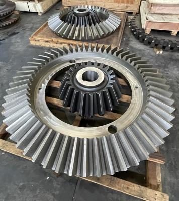 China Steel Spiral Bevel Gear 15 Teeth 1.5 Module Right Hand Shaft Mount 1000 Lbs for sale