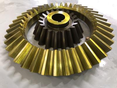 China 20 Degree Pressure Angle Steel Bevel Gear 2.5 Inch Pitch Diameter 1000Lbs Load Capacity for sale