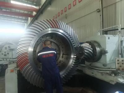 China Custom High Strength Spiral Bevel Gear 50mm to 2300mm Dia Class 6-9 for sale
