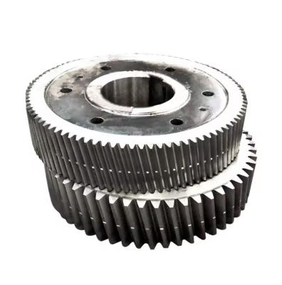 China Custom Helical Ring Gear M3.5 M4.5 M5.5 Steel Hobbing Precision Casting for Industrial Machinery for sale