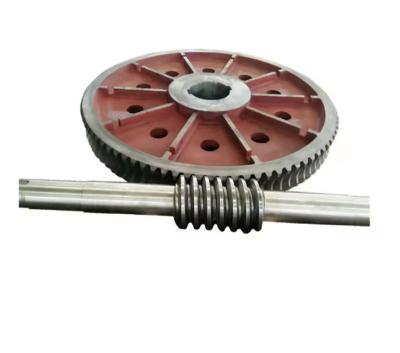 China High Strength Custom Worm Gear Shaft with HB220-280 Hardness OEM Available for sale