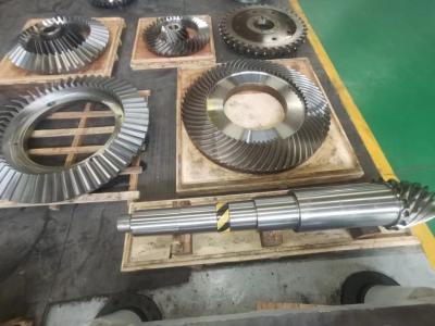 China Z25 Z30 Tooth Steel Casting Large Bevel Gears HB220-280 for Industrial Machinery for sale