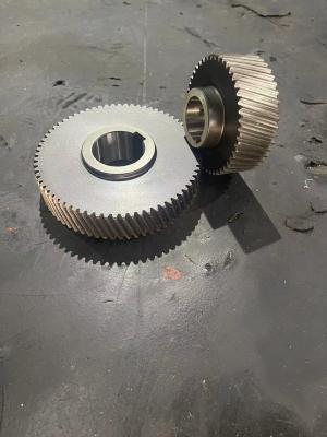 China Custom Heavy Duty Helical Gear Large Module 20 Teeth OEM Spiral Bevel Gear for sale