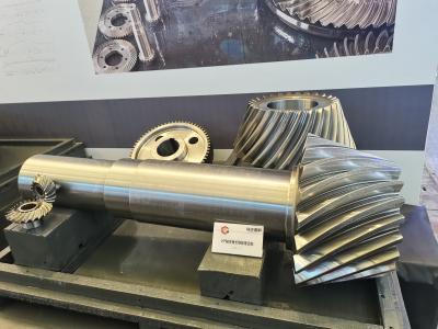 China Custom High Hardness Bevel Pinion Gear Straight Tooth Profile HRC 58-63 for Industrial Applications for sale