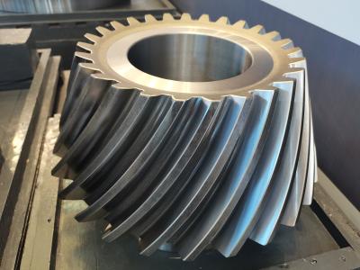 China Large Module High Precision Spiral Bevel Gear Set with Customized Surface Finishing for sale