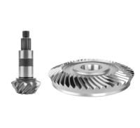 China Custom Spiral Bevel Gear Set HRC 58-63 High Precision Right Angle Transmission for Industrial Machinery for sale
