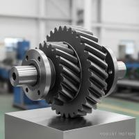 China Heavy Duty Spiral Bevel Gear Set HRC 58-62 DIN3965 Class 5-8 90 Degree Shaft Angle Power Transmission for sale