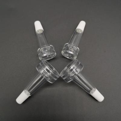 China Microneedling Serum Applicator Vial Transparent Connector Mesotherapy Treatment Vial Fitting for sale