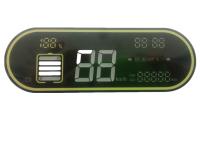 China Electric Bicycle LED Display Panel NO M033-4 High Reliability 5 Brightness Levels 20000 Hours Life for sale