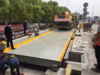China Pit Type Road Weighbridge Vehicle Weighing Systems 60 Ton 100 Ton Customized for sale
