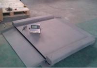 China Commercial Heavy Duty Floor Scales Stainless 304 With Wire Drawing Surface for sale