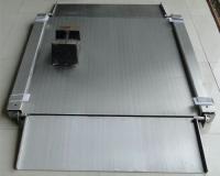 China Commercial Heavy Duty Floor Scales Stainless 304 With Wire Drawing Surface for sale