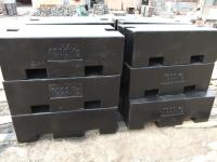 China Heavy Duty Cast Iron Weights OIML M1 50Kg To 5t Adjusting Cavity Design for sale