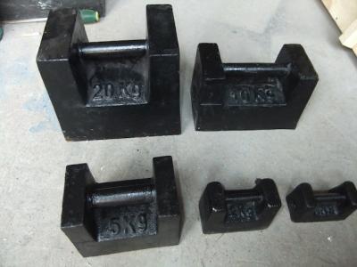 China Accuracy Calibration Cast Iron Stainless Steel Standard Calibration Test Weight for sale