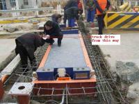 China Dynamic Axle Weighing Scales , 20-40T Weigh In Motion Axle Weighbridge for sale
