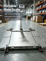 China Portable SUS304 Stainless Steel Floor Scale 500kg 800x800mm IP68 Washdown High Accuracy Digital Weighing for sale