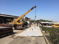 China Electronic Heavy Duty Weighbridge For Trucks Pitless Foundation Customized for sale