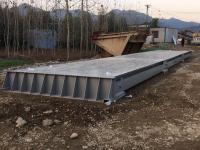 China Timber Mills Portable Trailer Scales  Electronic Weight Machine For Truck 3×15M for sale