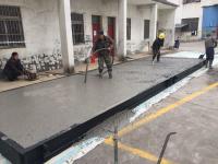 China Prefabricated Concrete Weighbridge Truck Axle Scales With Reinforced Interior Structure for sale
