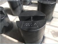 China Cast Iron Slotted Calibration Weights For Digital Scales 1000 Lb Test Weight Standard for sale